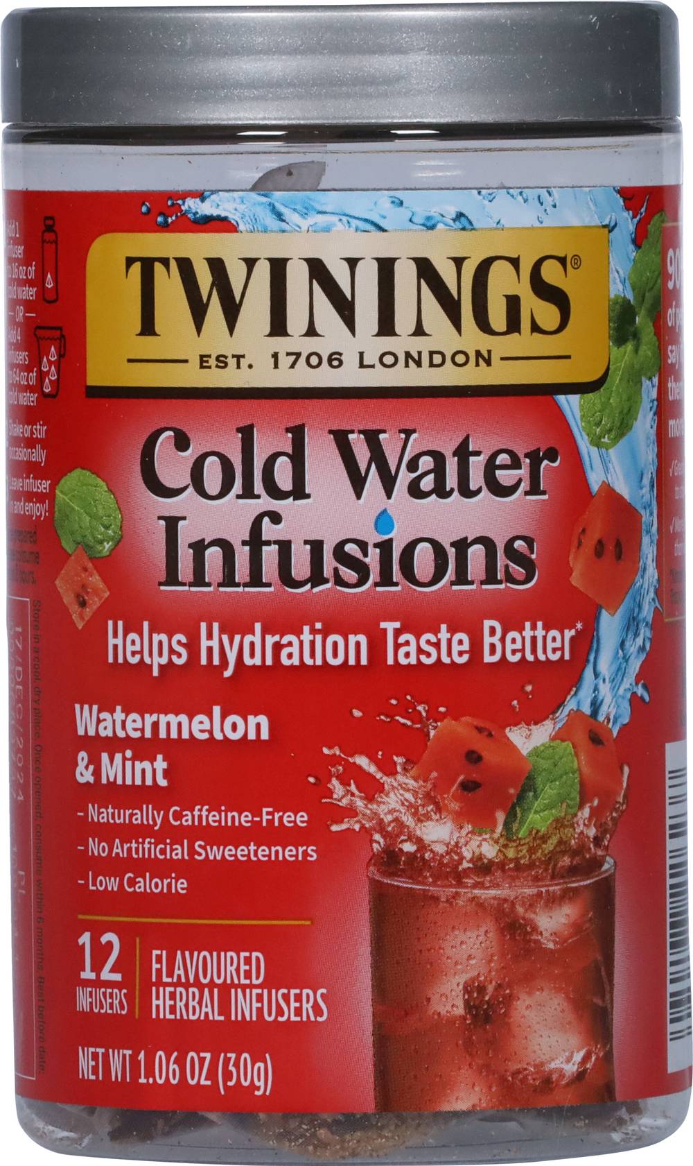Twinings Cold Infuse Watermelon & Mint - Delivery in Under an Hour ...
