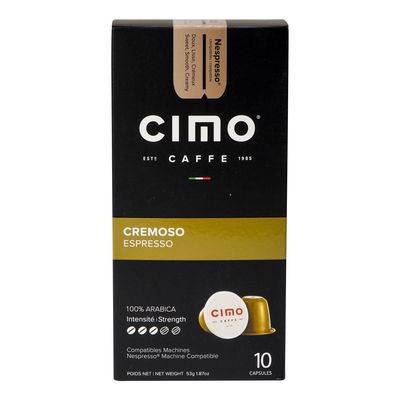 Cimo Cremoso Espresso Coffee Capsules Delivery Near Me | Order Online ...