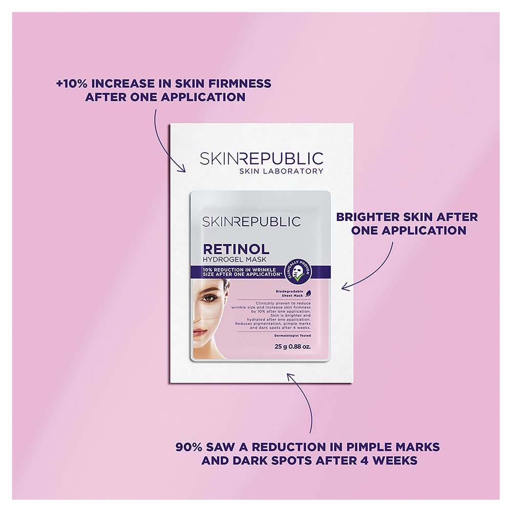 Skin Republic Retinol Hydrogel Sheet Mask Delivery Near Me | Order ...