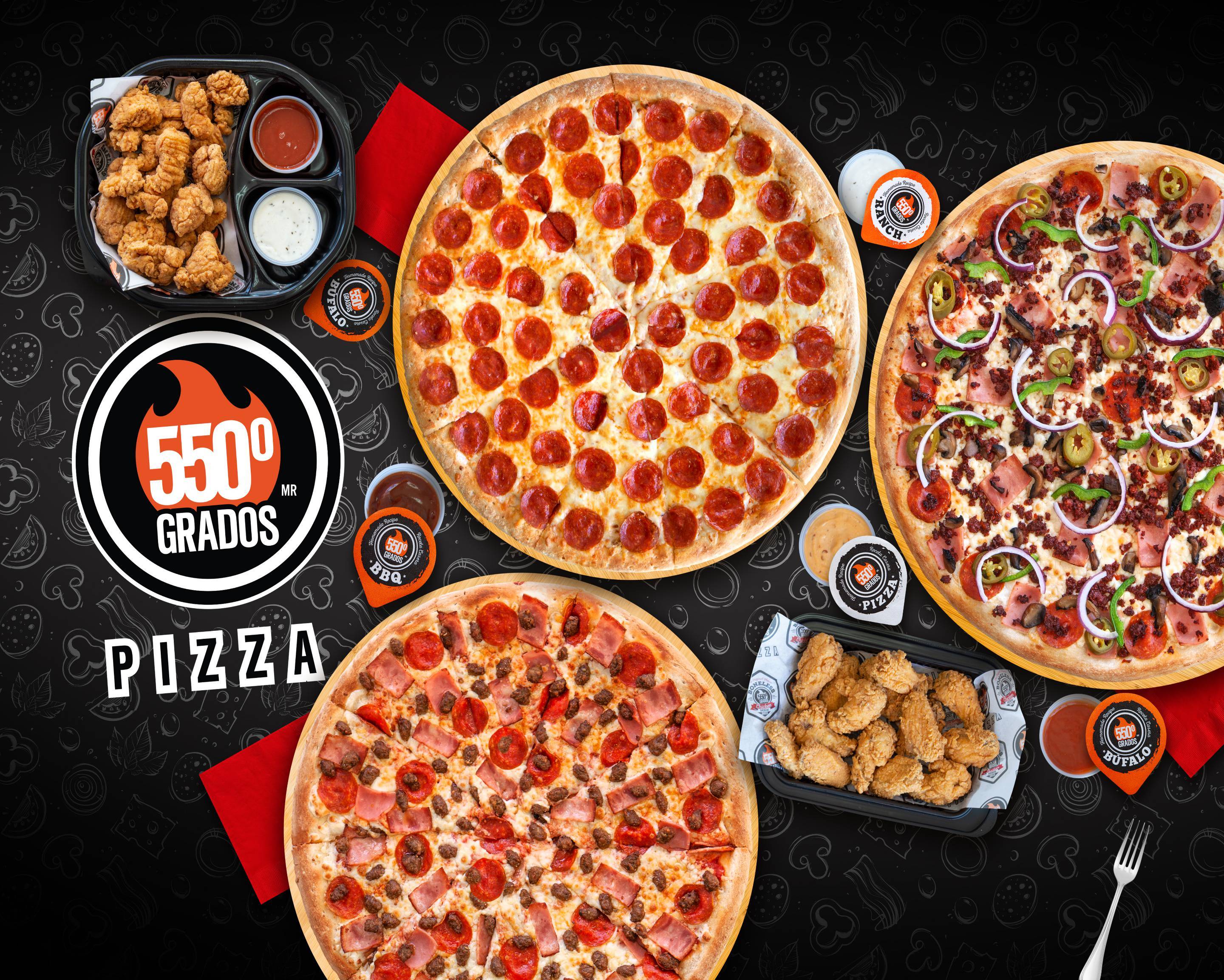550 Grados Pizza (California) Menú y Precios - Pide a Domicilio en ...