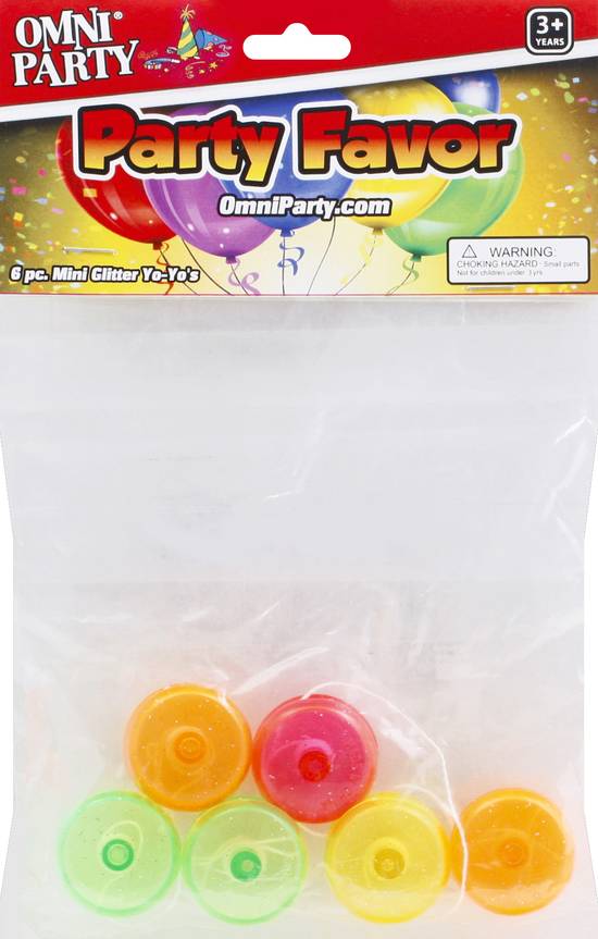 Omni Party Party Favor Mini Glitter Yo-Yo's | Delivery Near You | Uber Eats