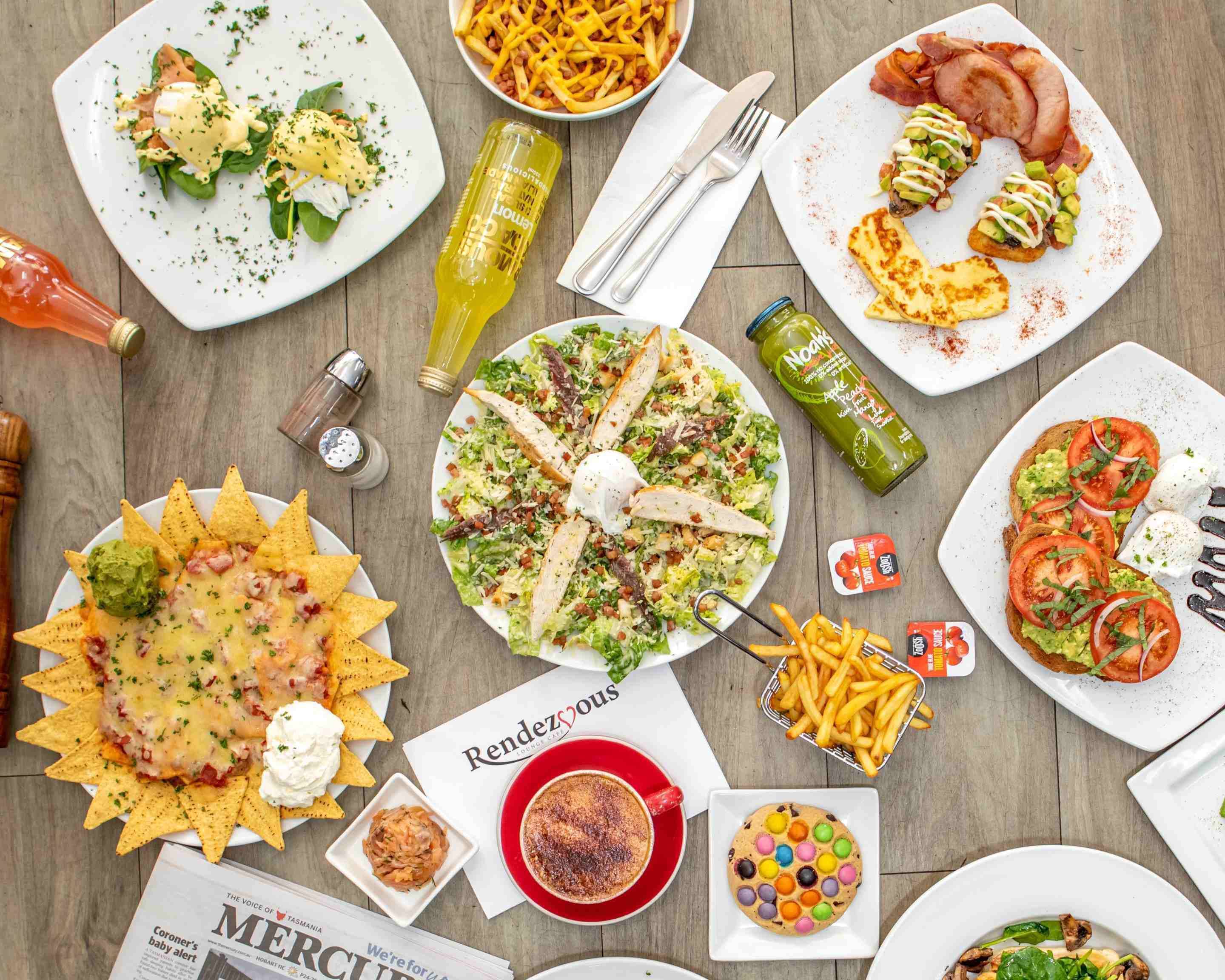 Rendezvous Lounge Cafe Menu Takeout in Hobart | Delivery Menu & Prices ...