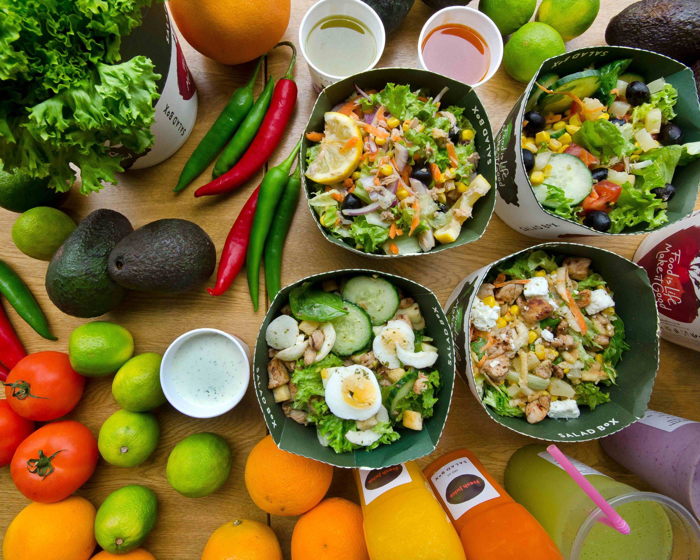 Salad Box Menu & Prices - London Delivery - Order with Uber Eats