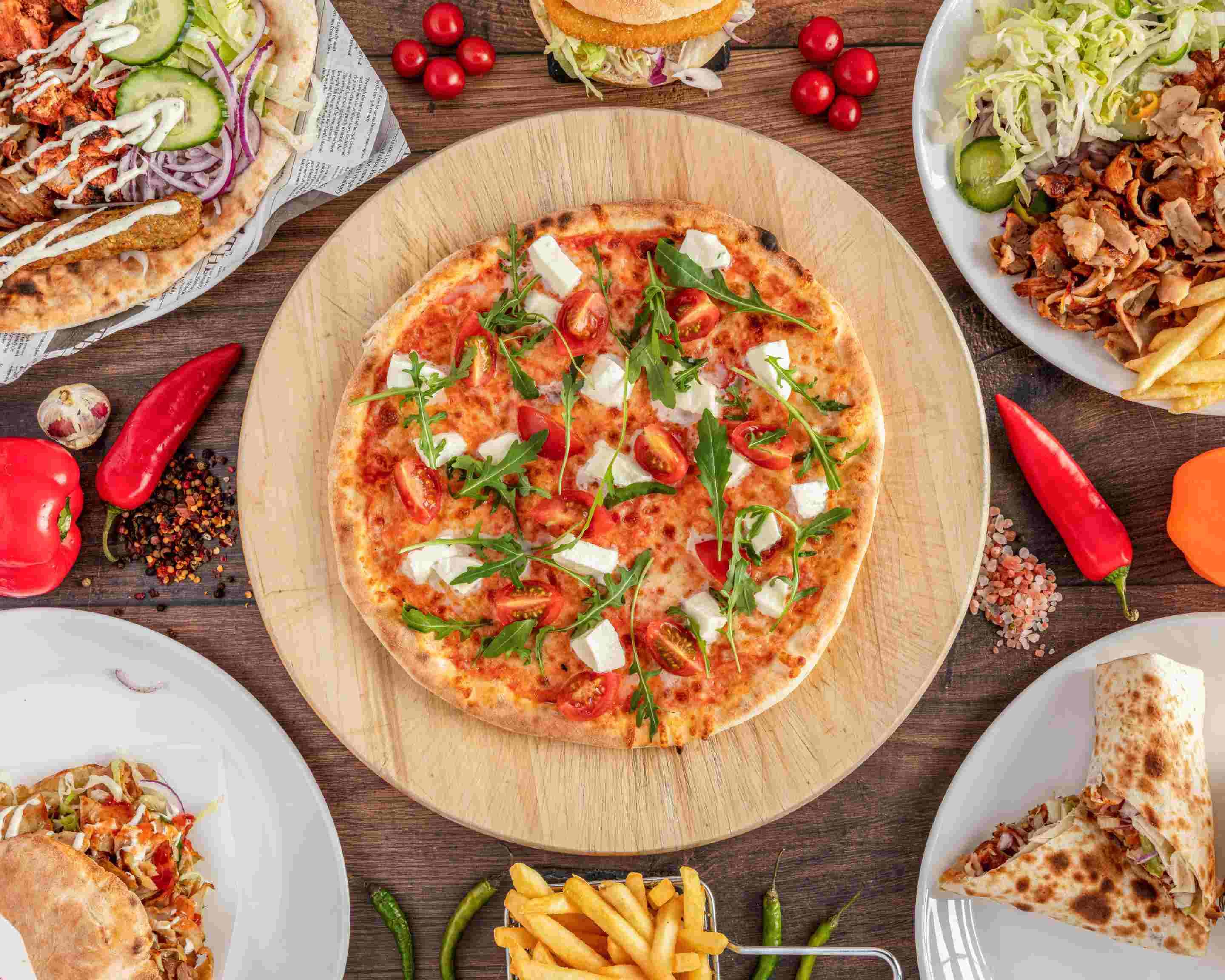 The Village Pizzeria Restaurant Menu - Takeaway in Nelson | Delivery ...