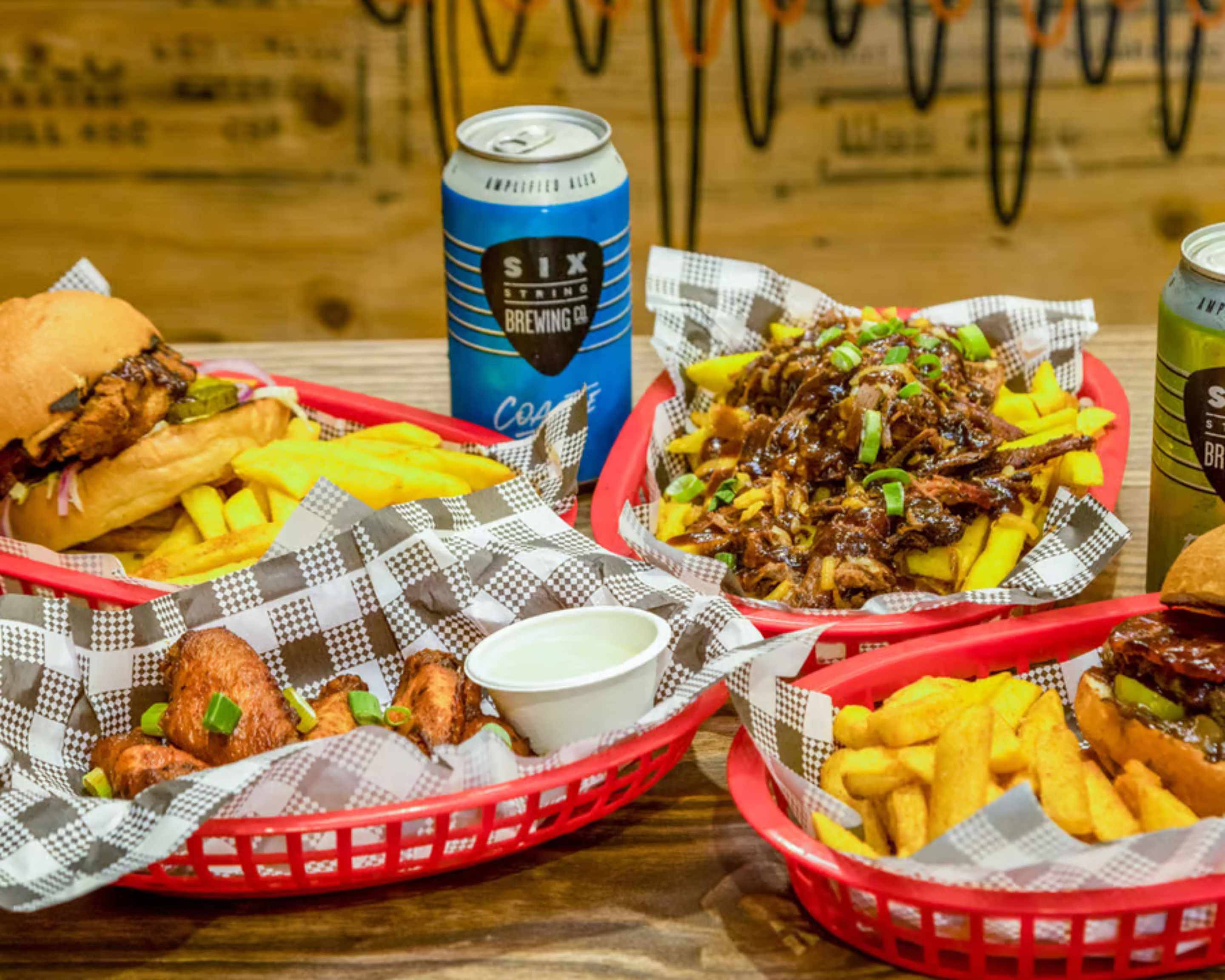 Six String Brewery Restaurant Menu Takeout in Newcastle | Delivery Menu ...