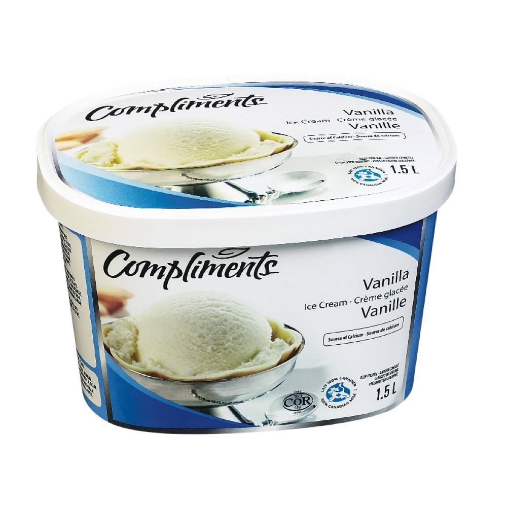 Compliments Crème glacée à la vanille Delivery Near Me | Order Online ...