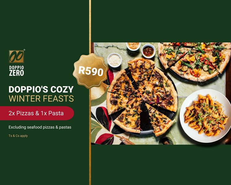 Order Doppio Zero Port Elizabeth Menu Delivery Online | Port Elizabeth ...