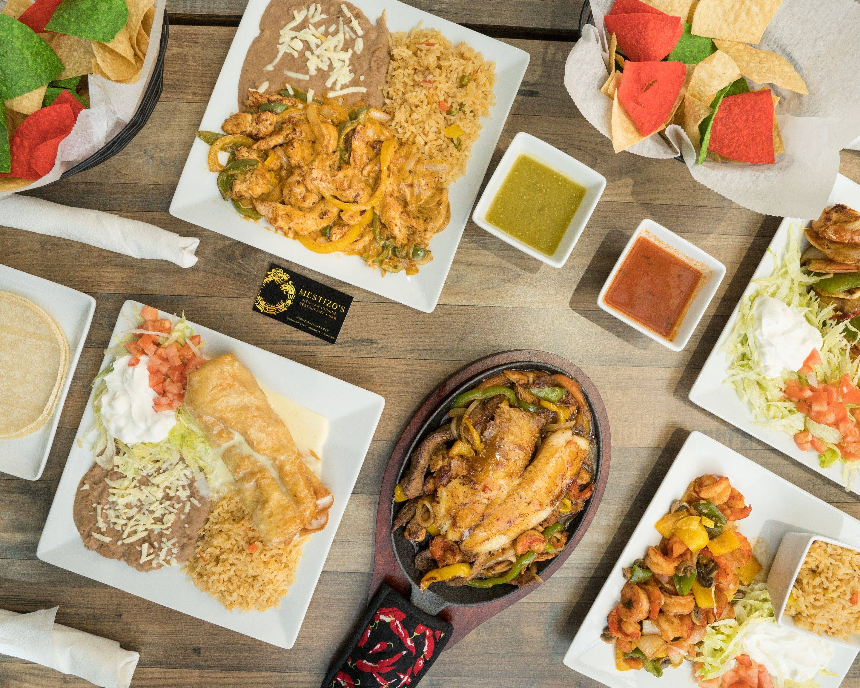 Mestizo’s Mexican Cuisine Menu Nashville • Order Mestizo’s Mexican ...