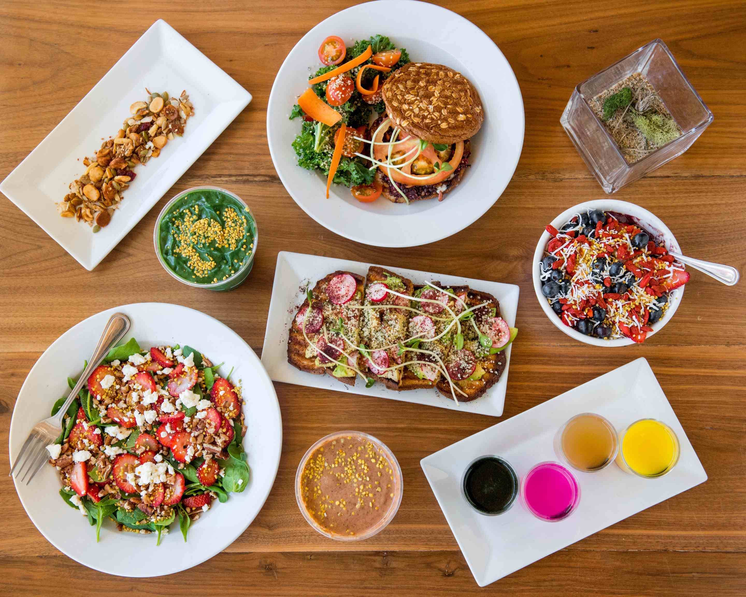 The Hive Organic Cafe & Superfood Bar Menu Santa Monica • Order The ...