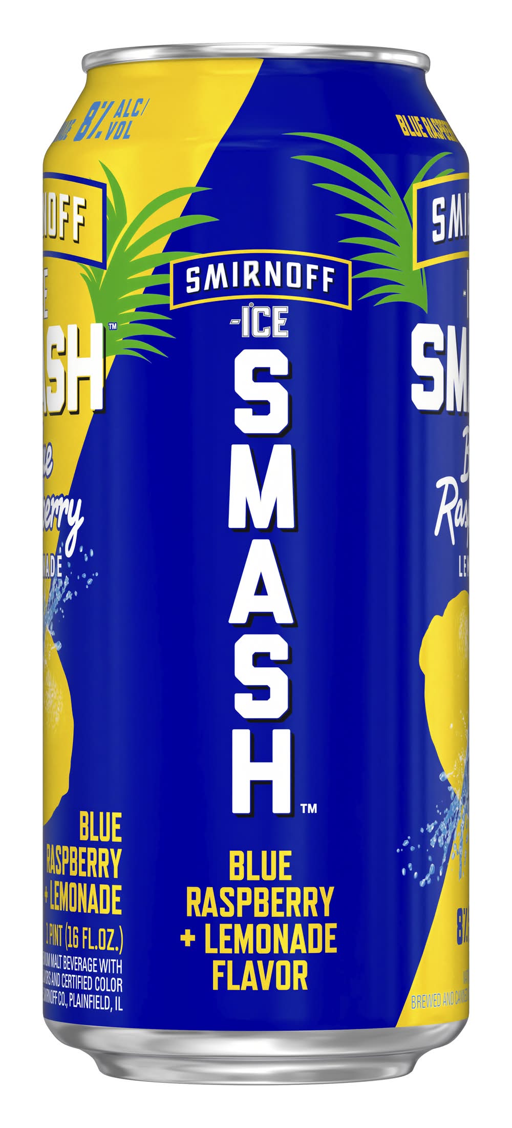 Smirnoff Smash Blue Raspberry + Blackberry Beer (16 fl oz) | Postmates