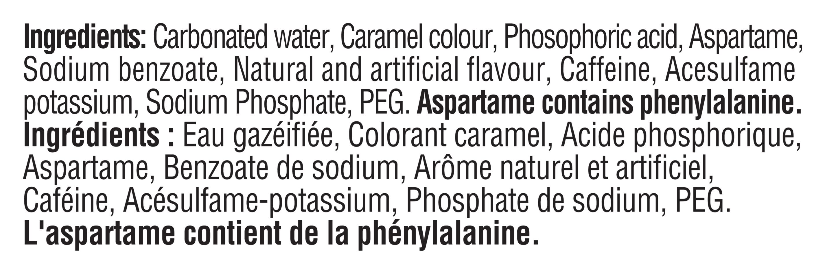 Dr Pepper Boisson gazeuse sans sucre - zero sugar soft drink Delivery ...