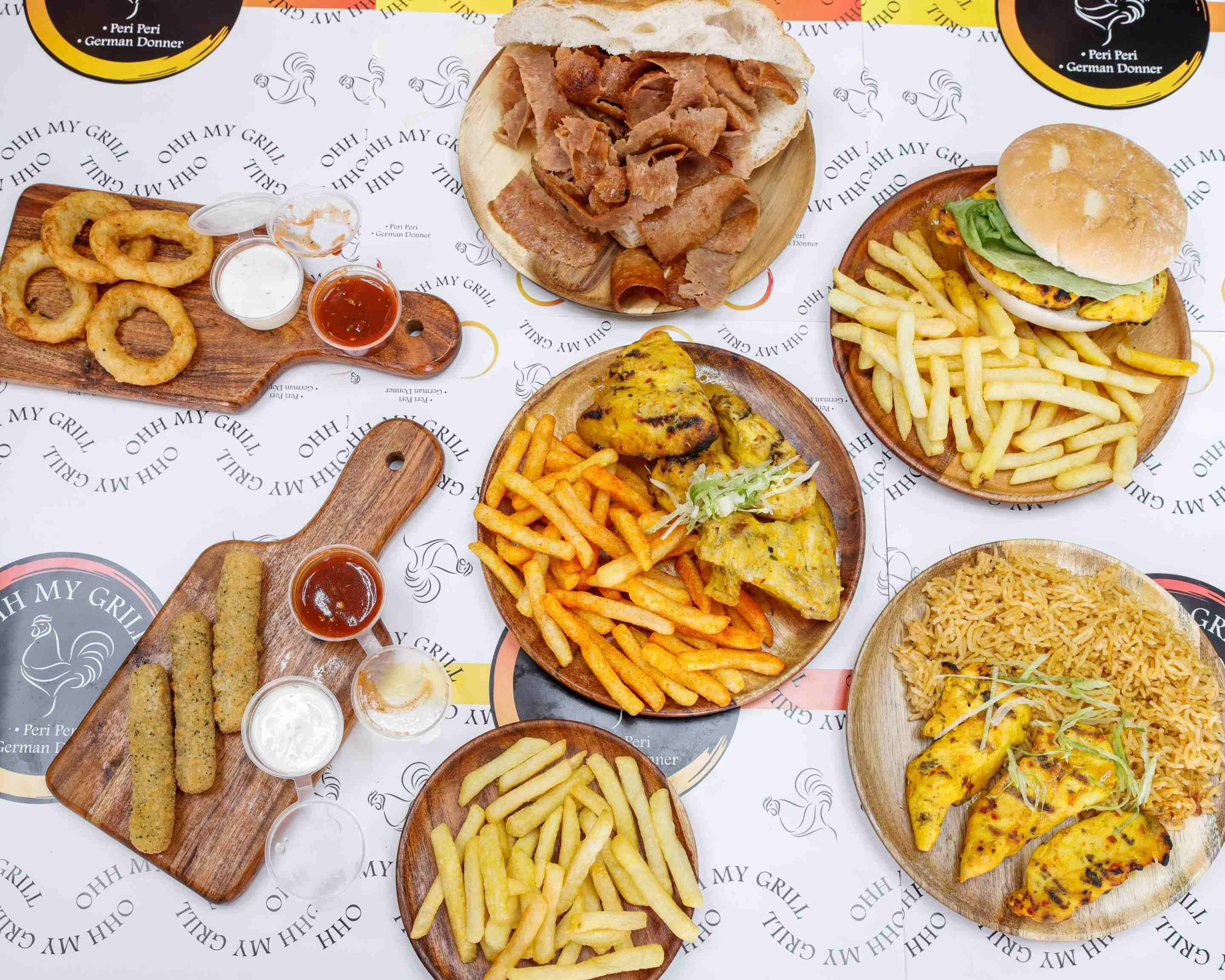 Ohh my grill-German doner•peri peri• dennistoun Menu & Prices - Glasgow ...