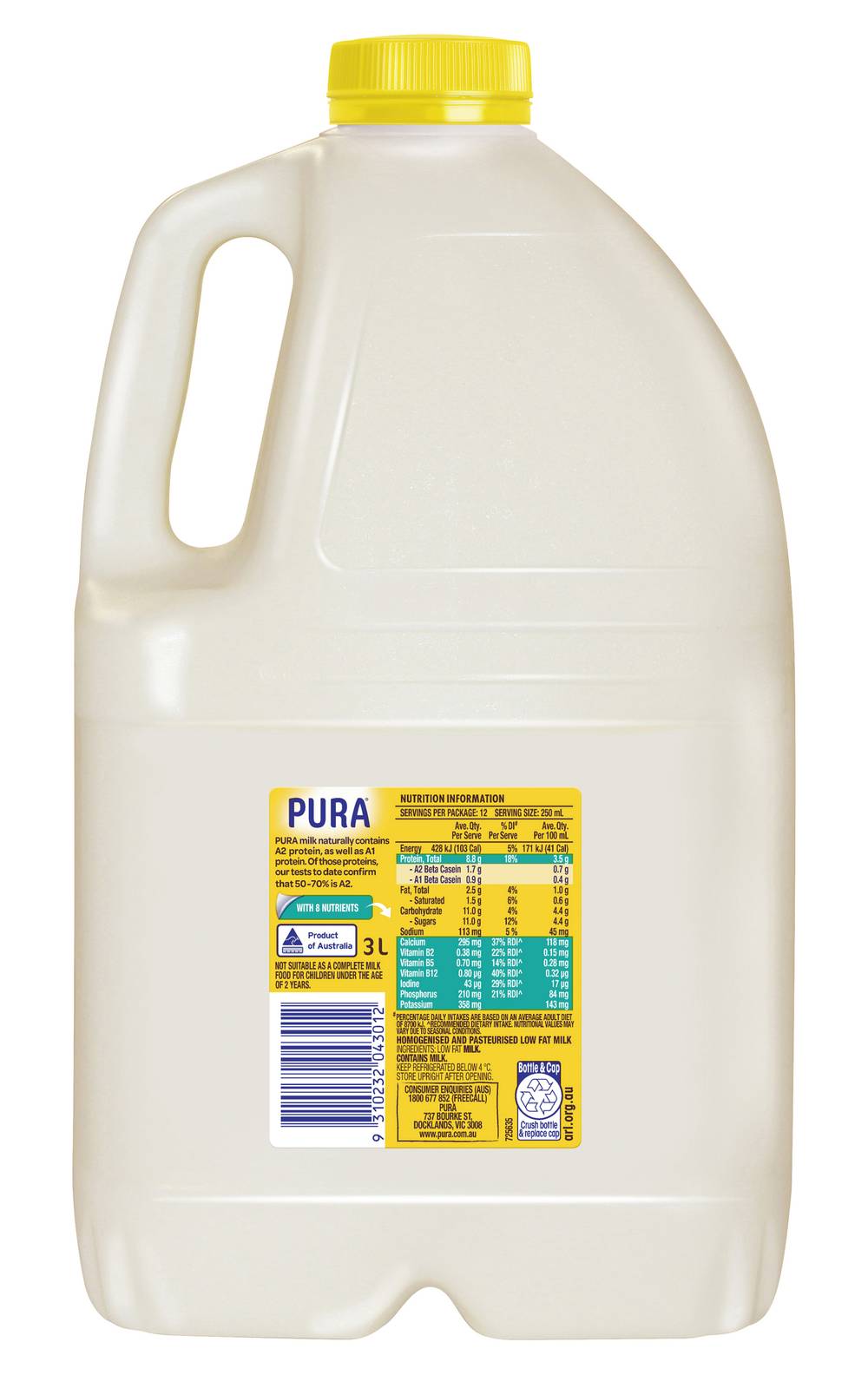 Deals on Pura Light Start Milk - Delivery Near me | Order Online | Uber ...