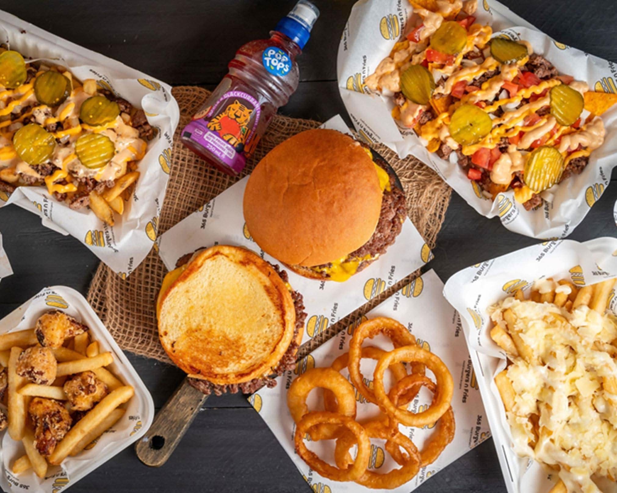 365 Burgers N Fries Menu Takeout in Brisbane | Delivery Menu & Prices ...