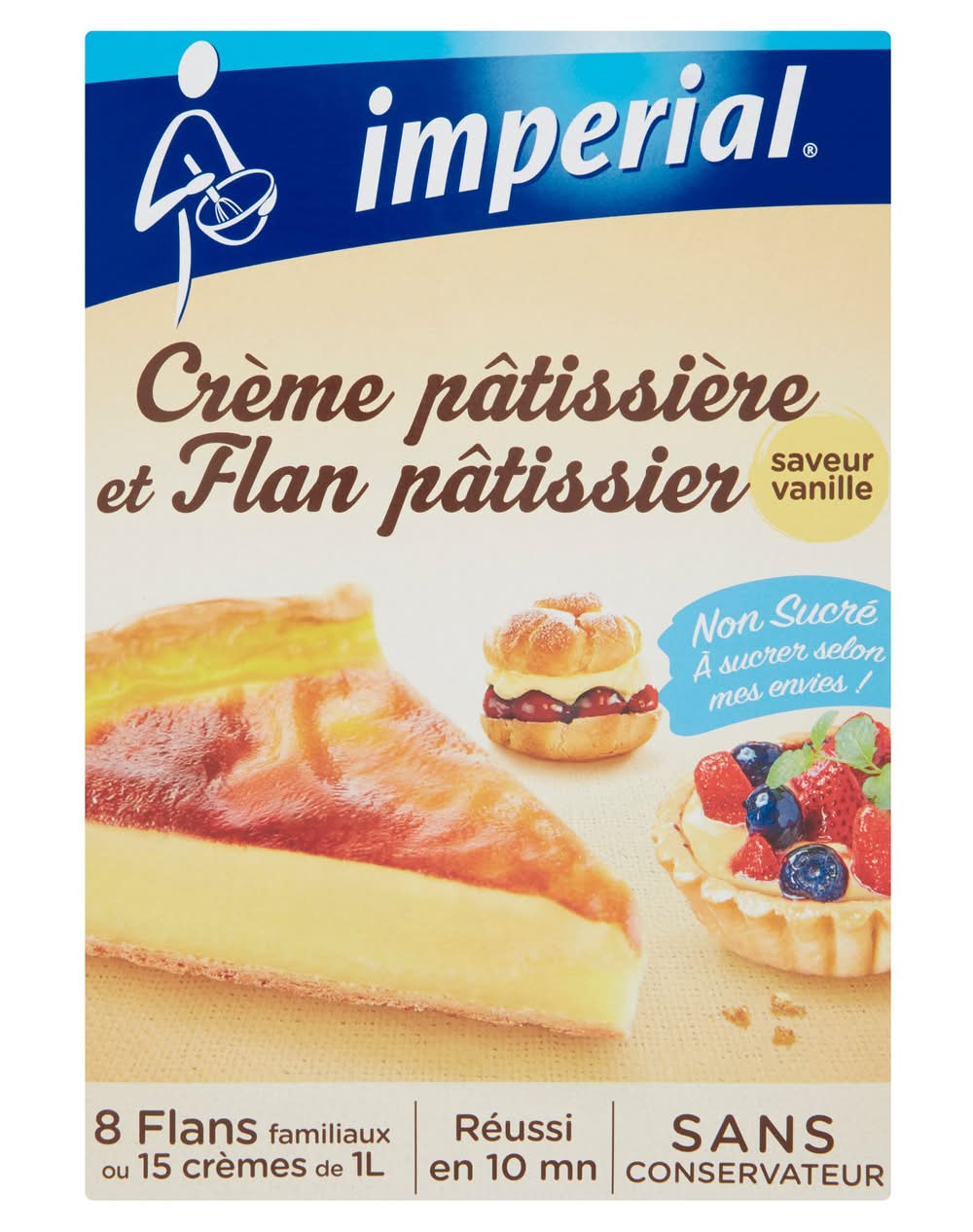 intermarche - Imperial - Crème pâtissière et flan pâtissier vanille ...
