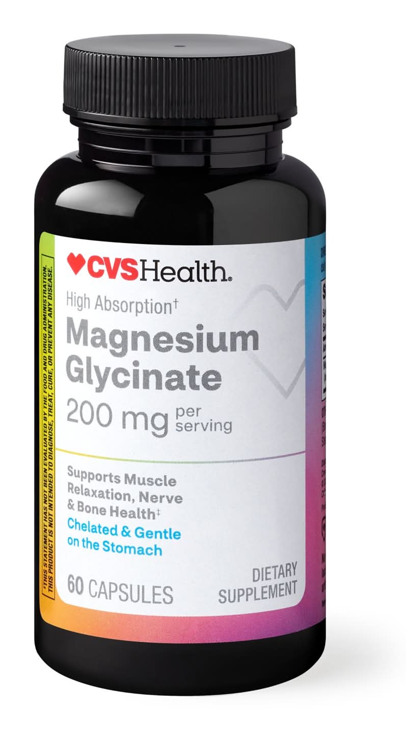 CVS Pharmacy - CVS Health Magnesium Glycinate Capsules (60 ct ...