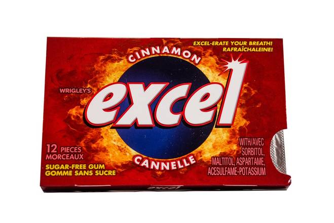 Excel inferno cannelle sans sucre - gum cinnamon (12 pcs) | Delivery ...