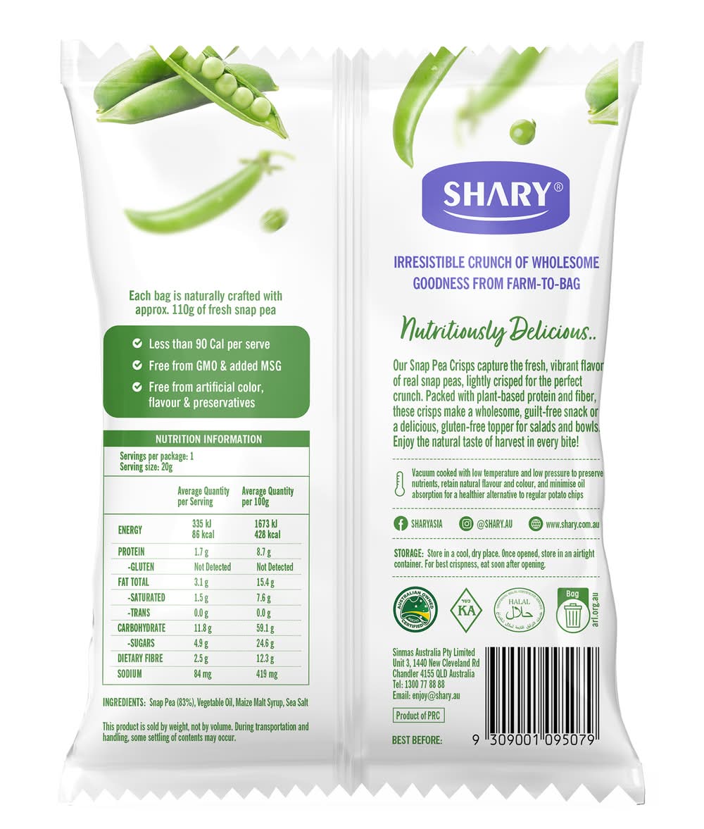 Shary Gluten Free Veggie Crisps Delivery Near Me | Order Online | Uber Eats