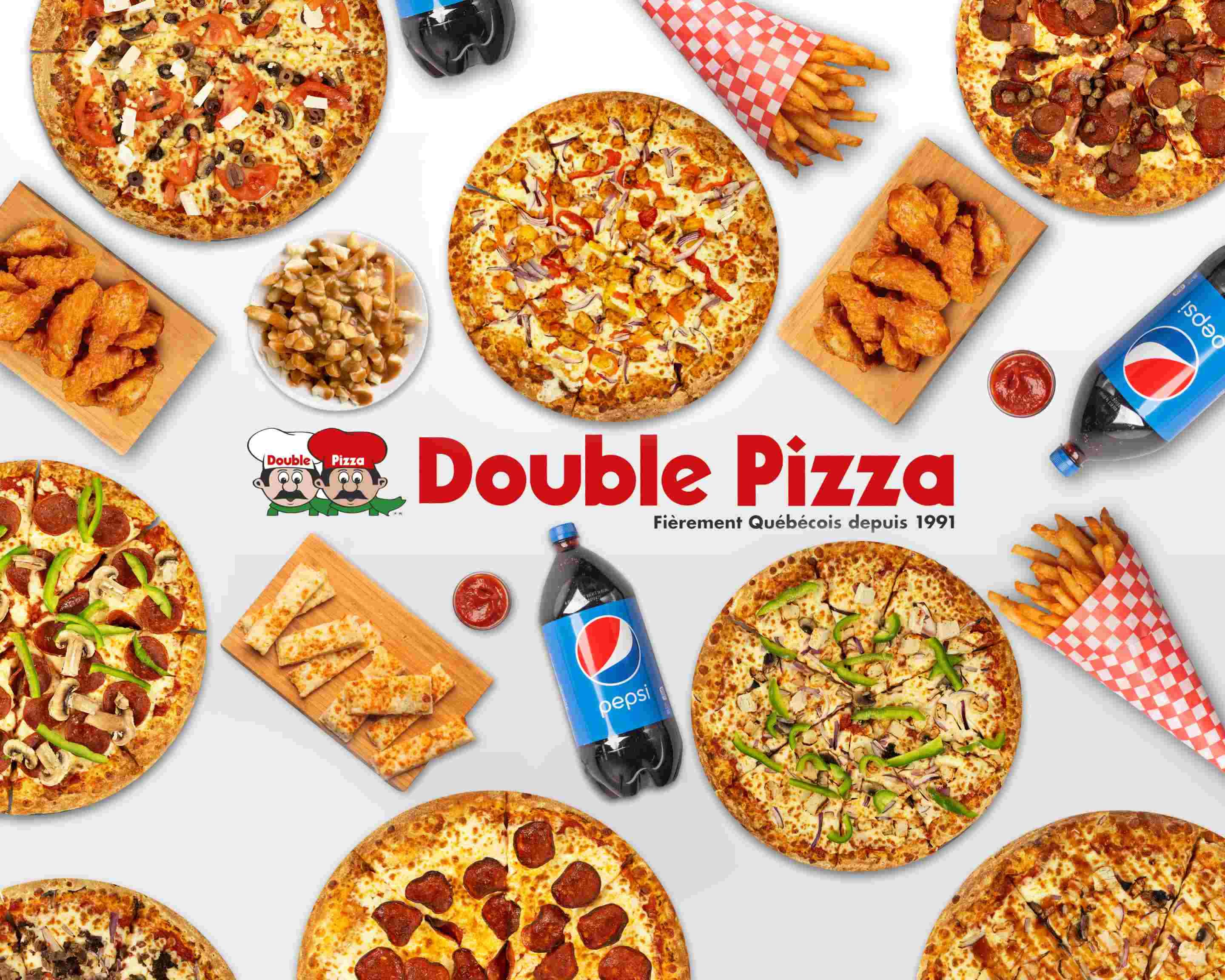 Order Double Pizza (Repentigny) Delivery【Menu & Prices】| Montreal ...