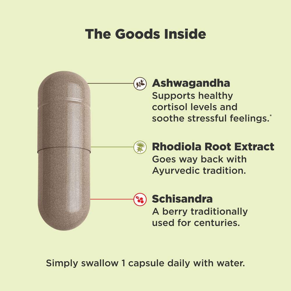 Olly Plant Powered Chill Adaptogens Capsules - Delivery in Under an ...