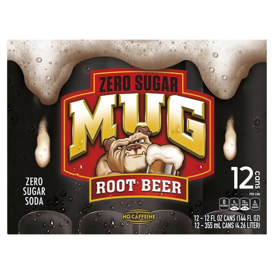 Mug Zero Sugar Soda Root Beer (12 pack, 12 fl oz) | Delivery Near You ...