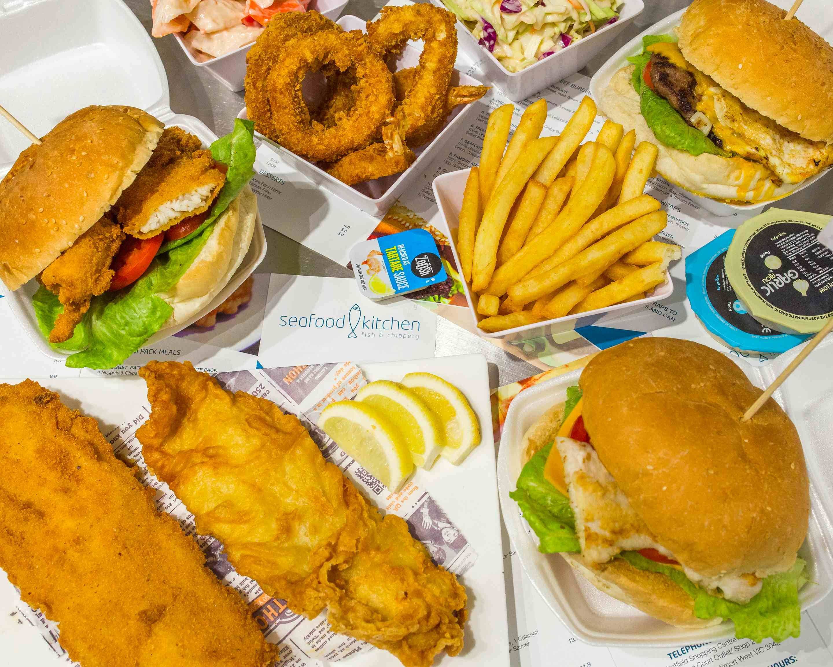 Order Seafood Kitchen Fish & Chippery | Menu & Prices | Melbourne ...