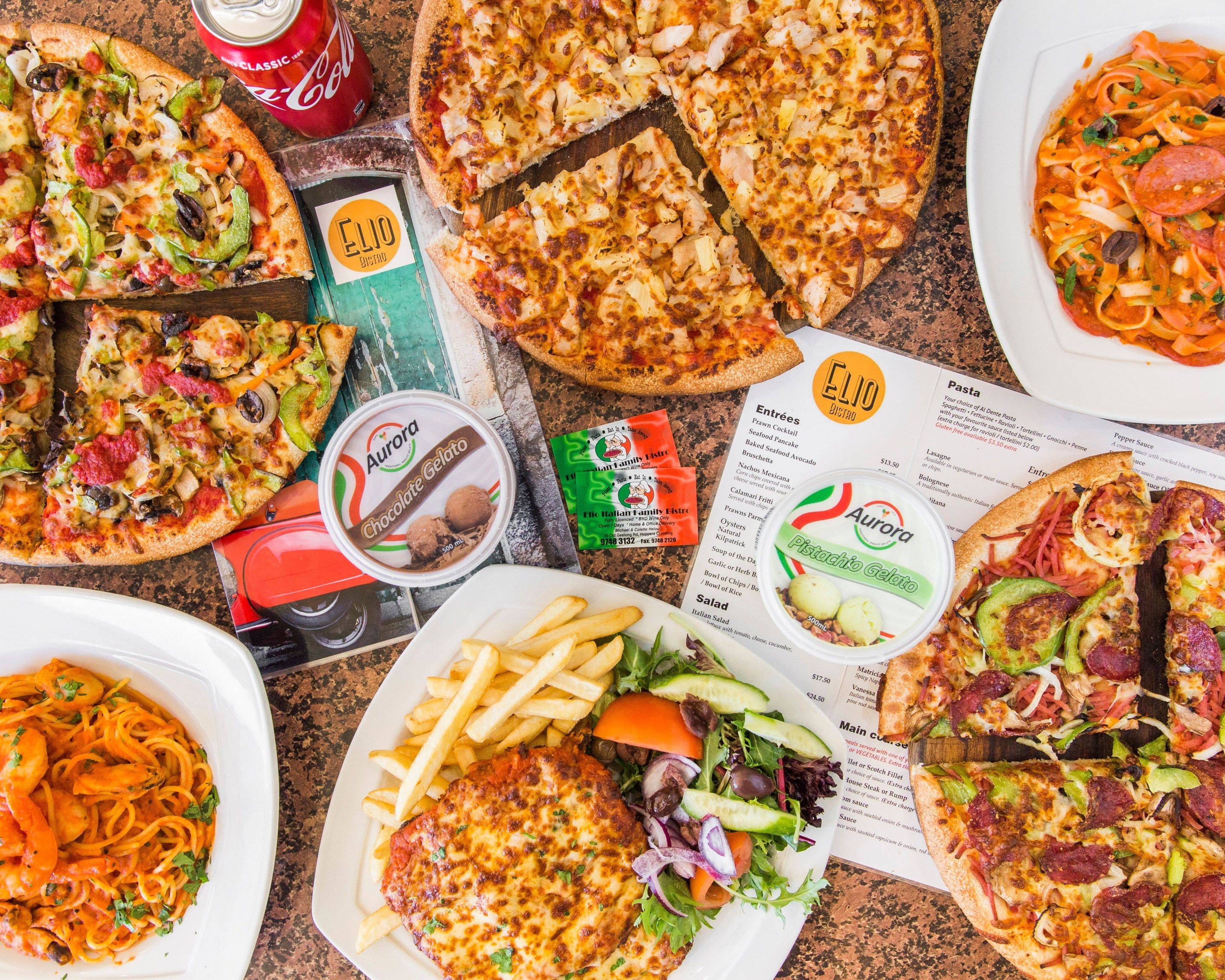 Elio Italian Restaurant Restaurant Menu - Takeout in Melbourne ...