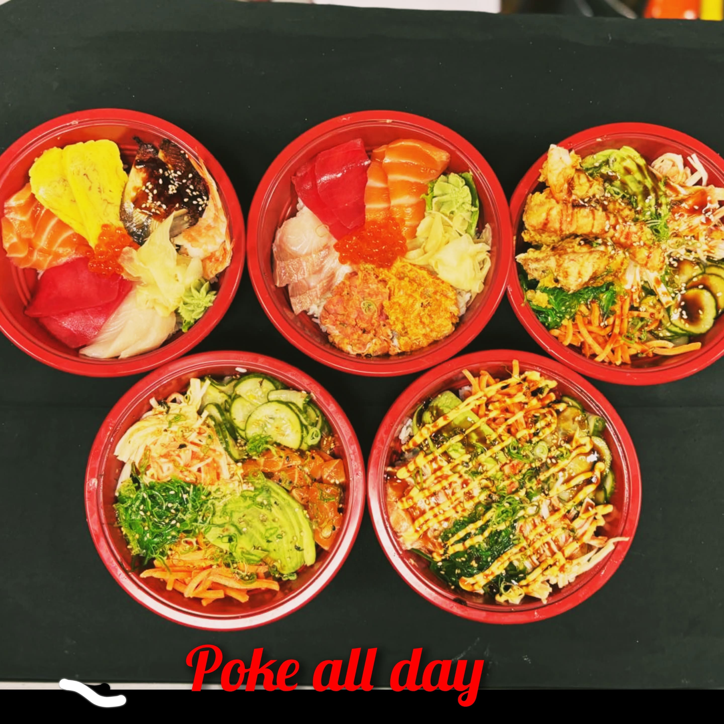 Order Poke All Day (5610 N Interstate Hwy 35) Menu Delivery【Menu ...