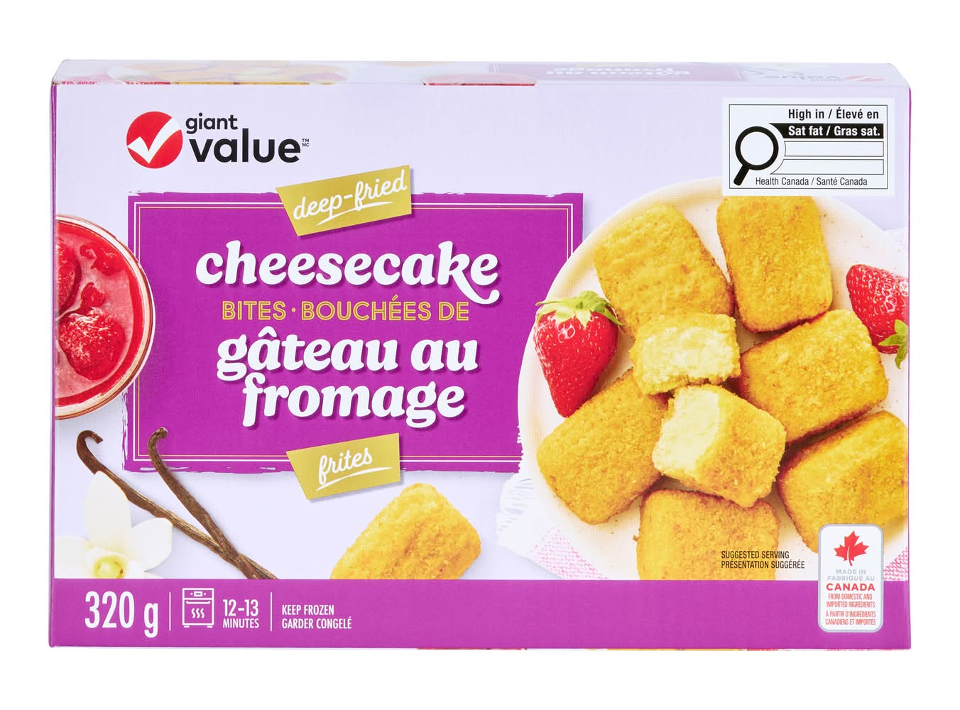 Giant Value Deep Fried Cheesecake Bites Delivery Near Me | Order Online ...