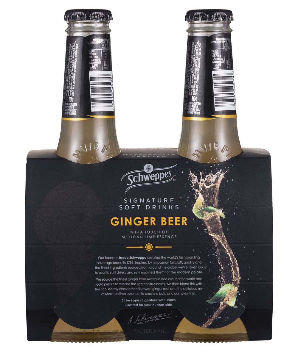 Schweppes Signature Soft Drinks Ginger Beer Delivery Near Me | Order ...