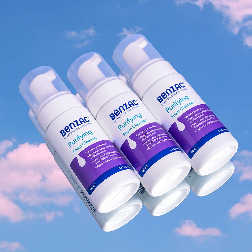 Benzac Daily Facial Foam Cleanser For Acne-Prone Skin Delivery Near Me ...
