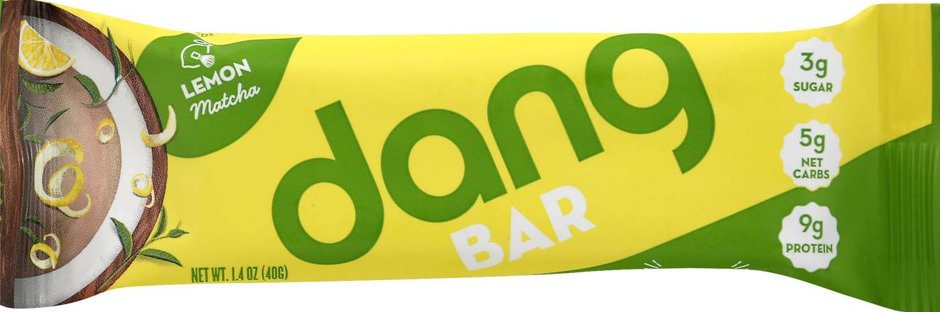 Dang Bar Dang Lemon Matcha Bar (1.4 oz) | Delivery Near You | Uber Eats