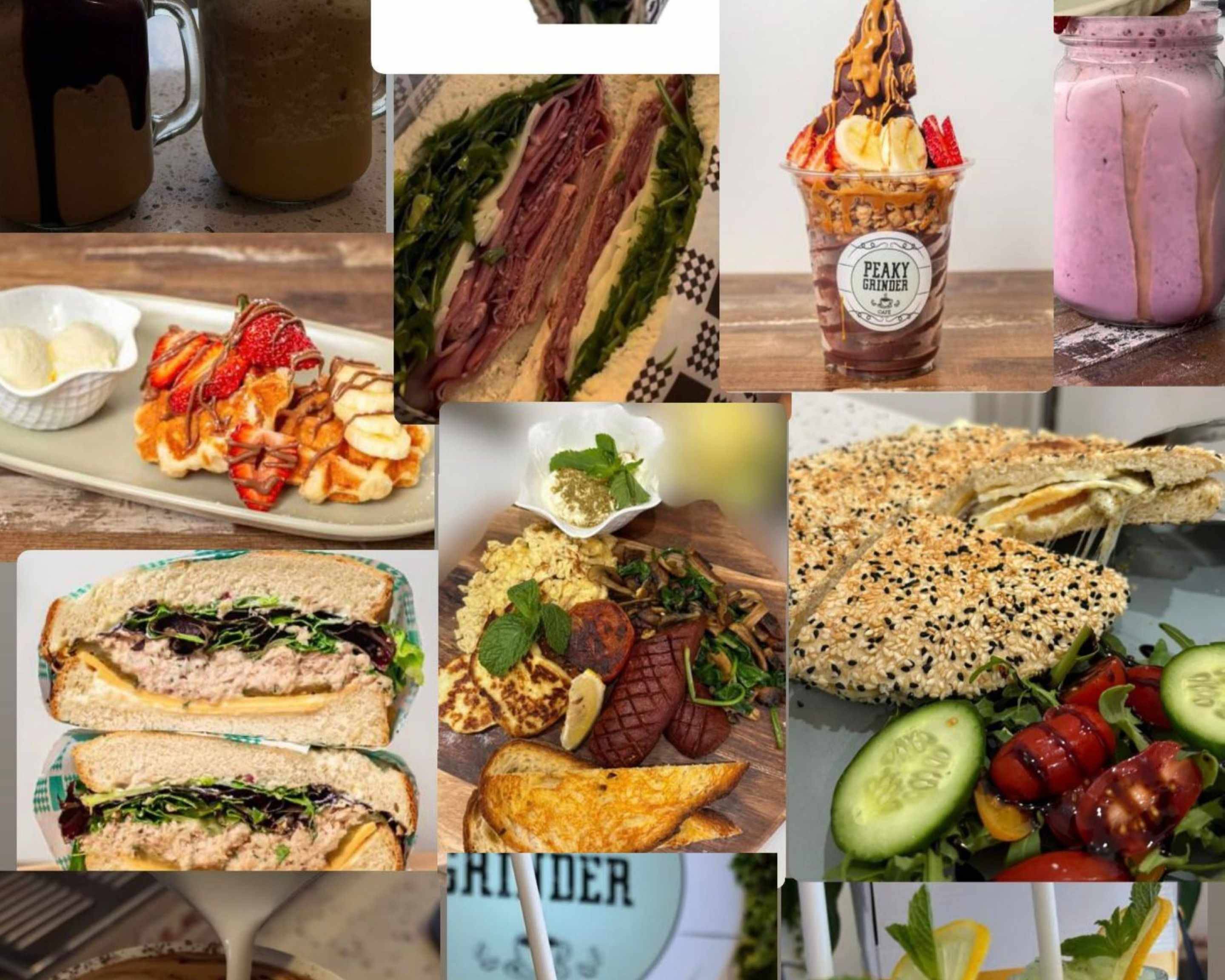 Peaky Grinder Cafe Menu Takeout in Sydney | Delivery Menu & Prices ...