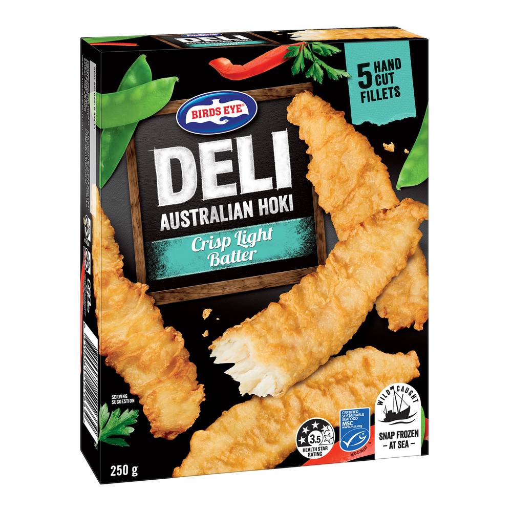 Birds Eye Deli Hoki Fillets Lightly Battered Delivery Near Me | Order ...