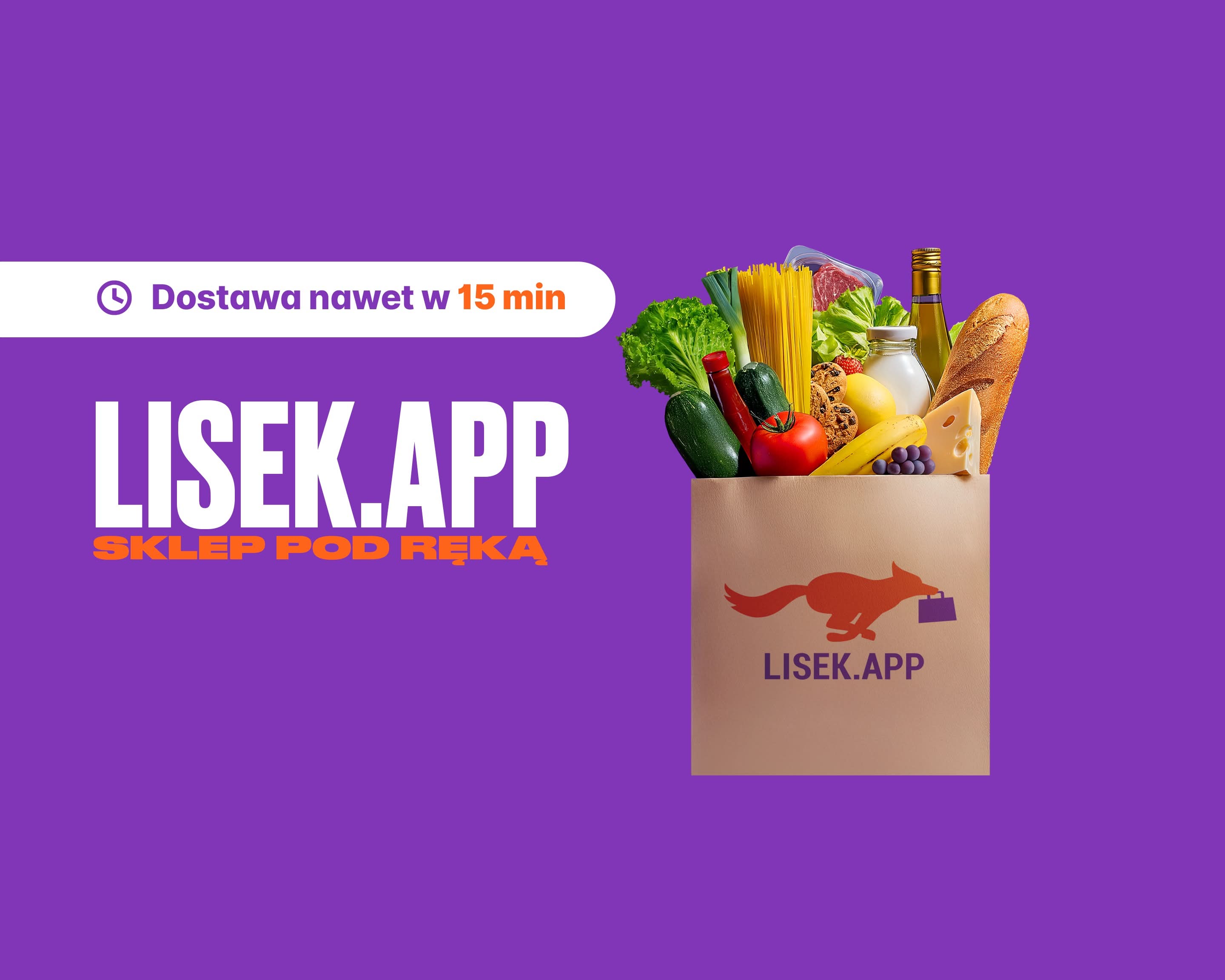 LISEK.APP najszybsze zakupy (Służewiec) menu i cennik | Dostawa na ...