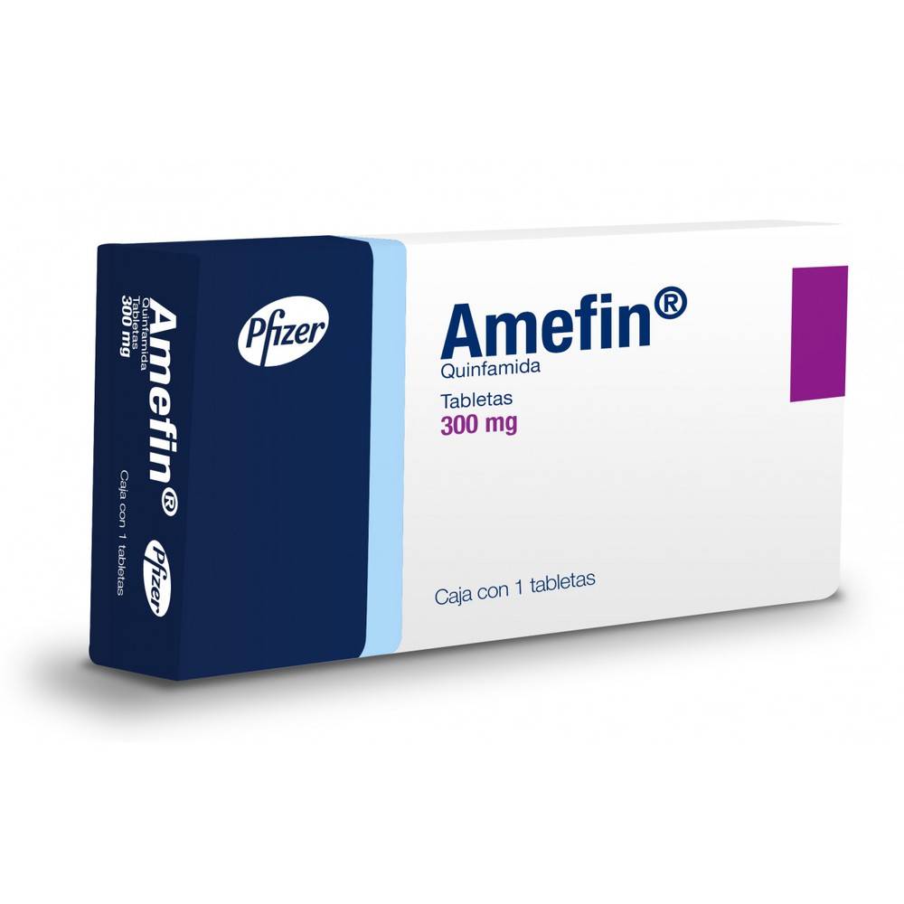 Compra Pfizer Amefin quinfamida tabletas 300 mg - Compras de último ...