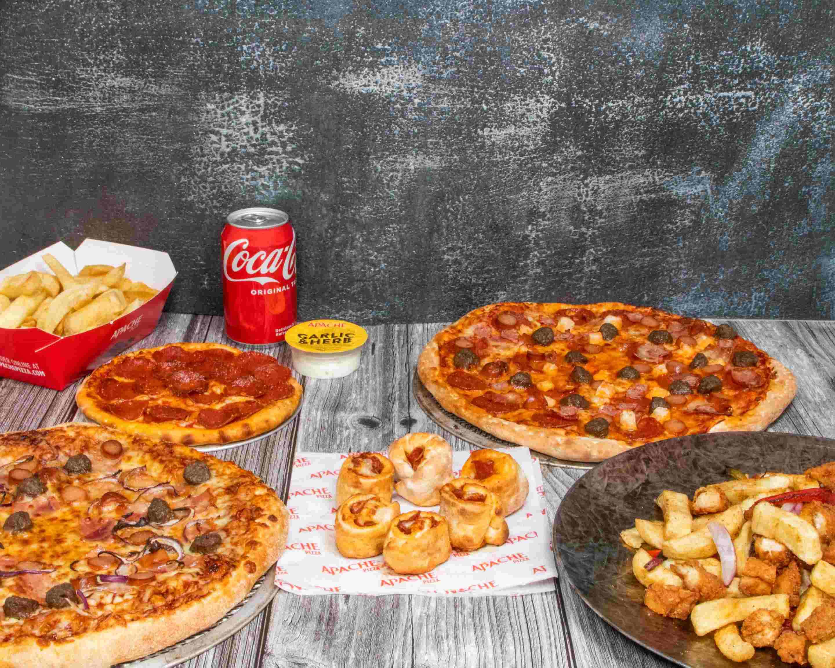 Apache Pizza (Whiteabbey) Menu - Takeaway in Belfast | Delivery Menu ...