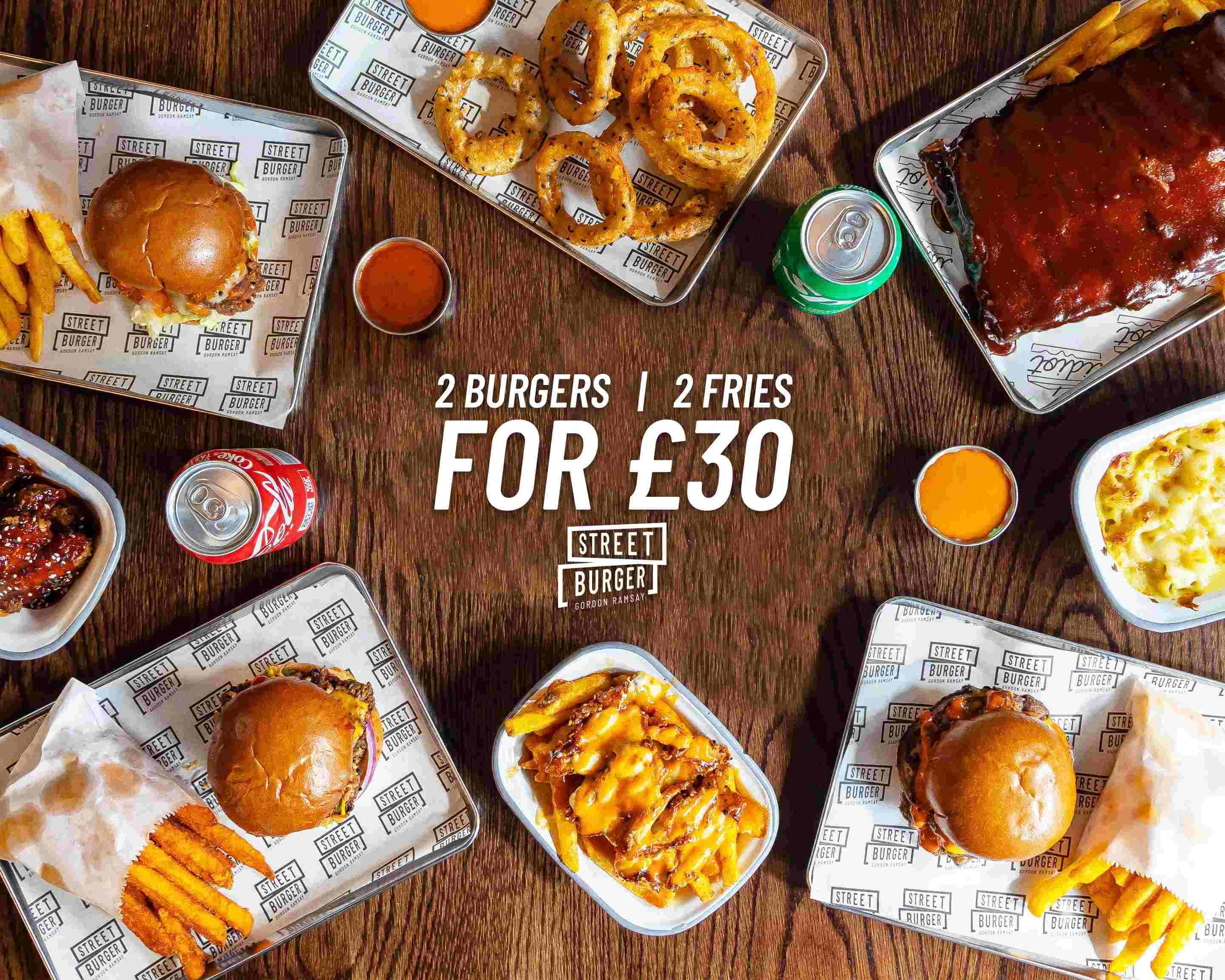 Street Burger by Gordon Ramsay (The O2) Menu & Prices - London Delivery ...
