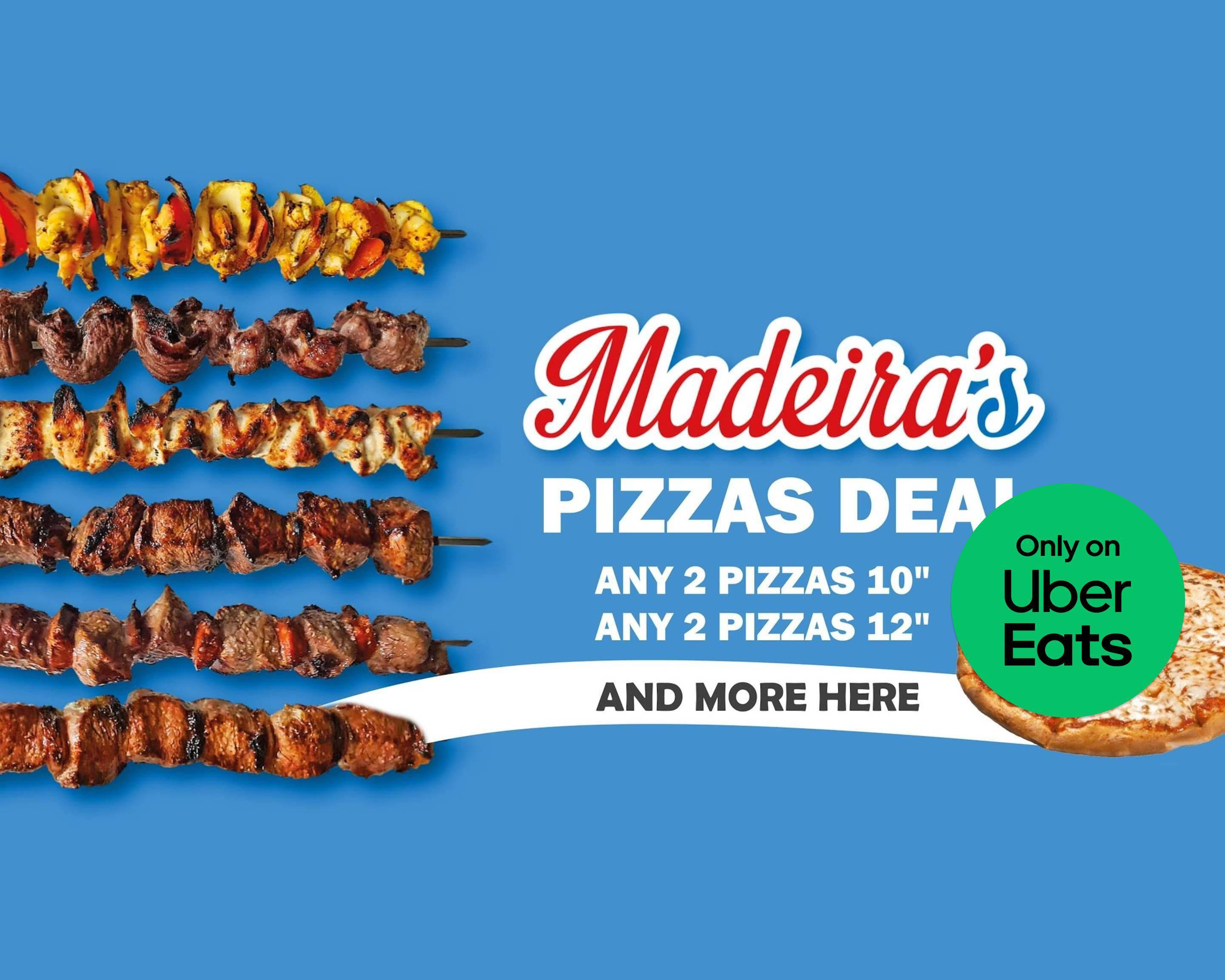 Madeira's Restaurante Menu - Takeaway in Northampton and Milton Keynes ...