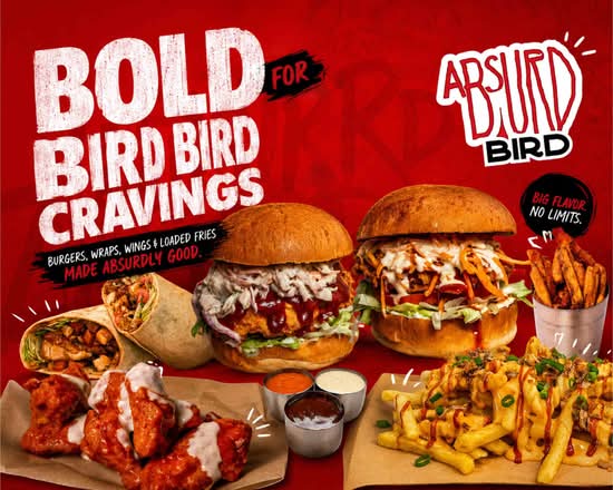 Absurd Bird (Charles Street, NP20) Menu & Prices - Chatham Delivery ...