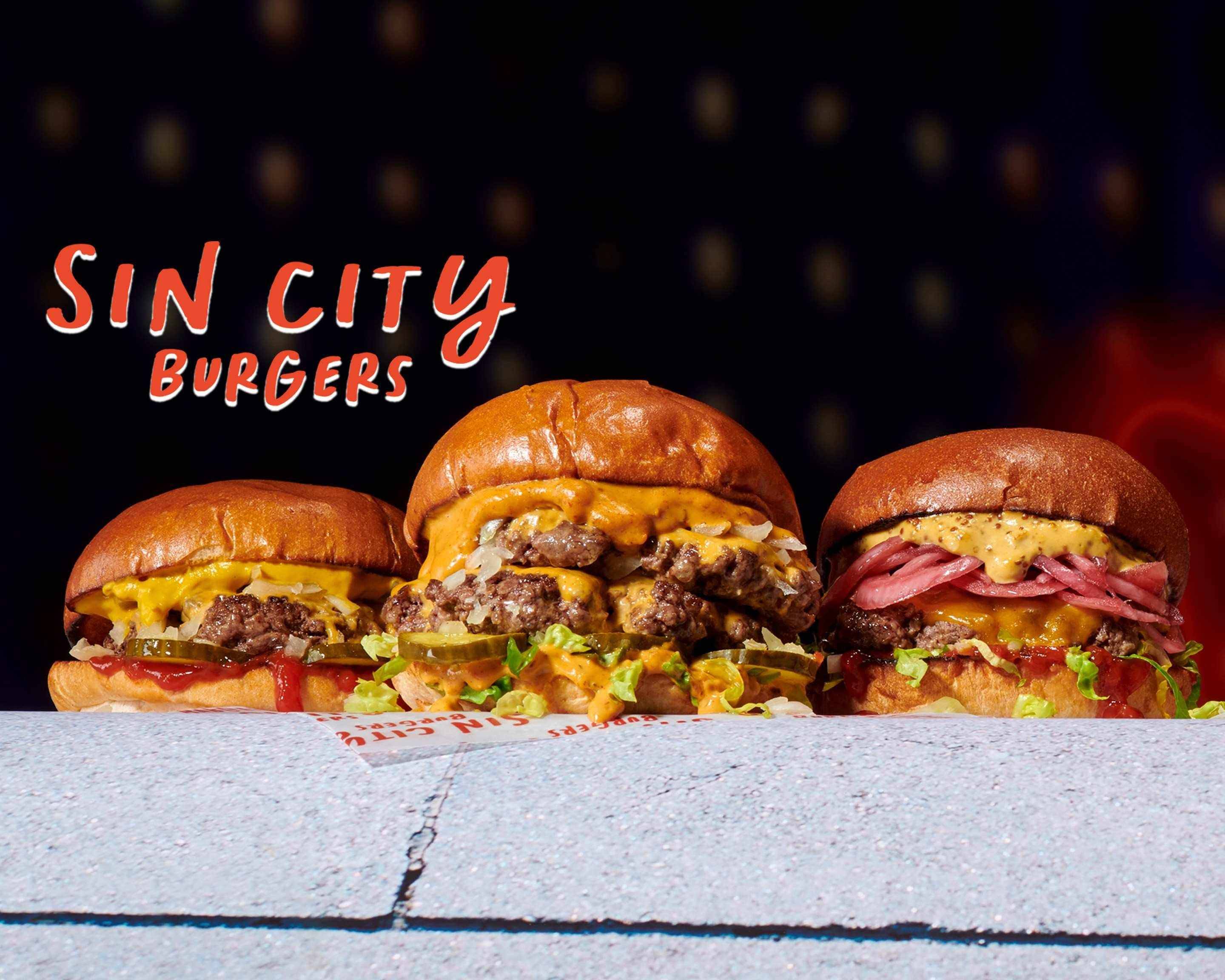 Sin City Burgers - Thames Edge Court Menu - Takeaway in London ...