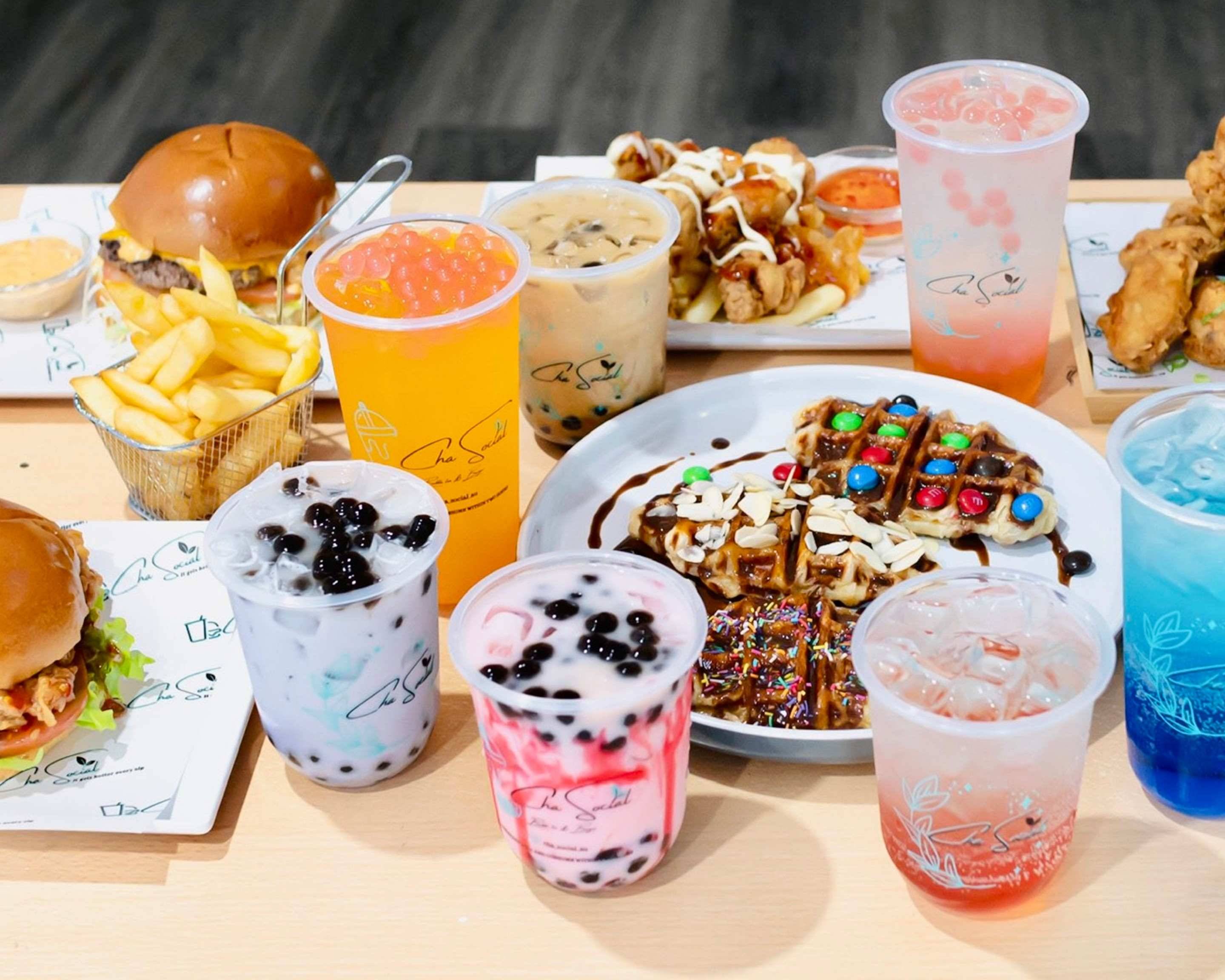 Order Cha Social Bubble Tea & Burgers - Menu Deals & Prices - Sydney ...