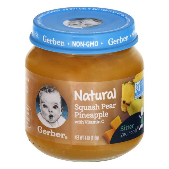 Gerber 2nd Foods Natural Squash Pear Pineapple | Delivery Near You ...