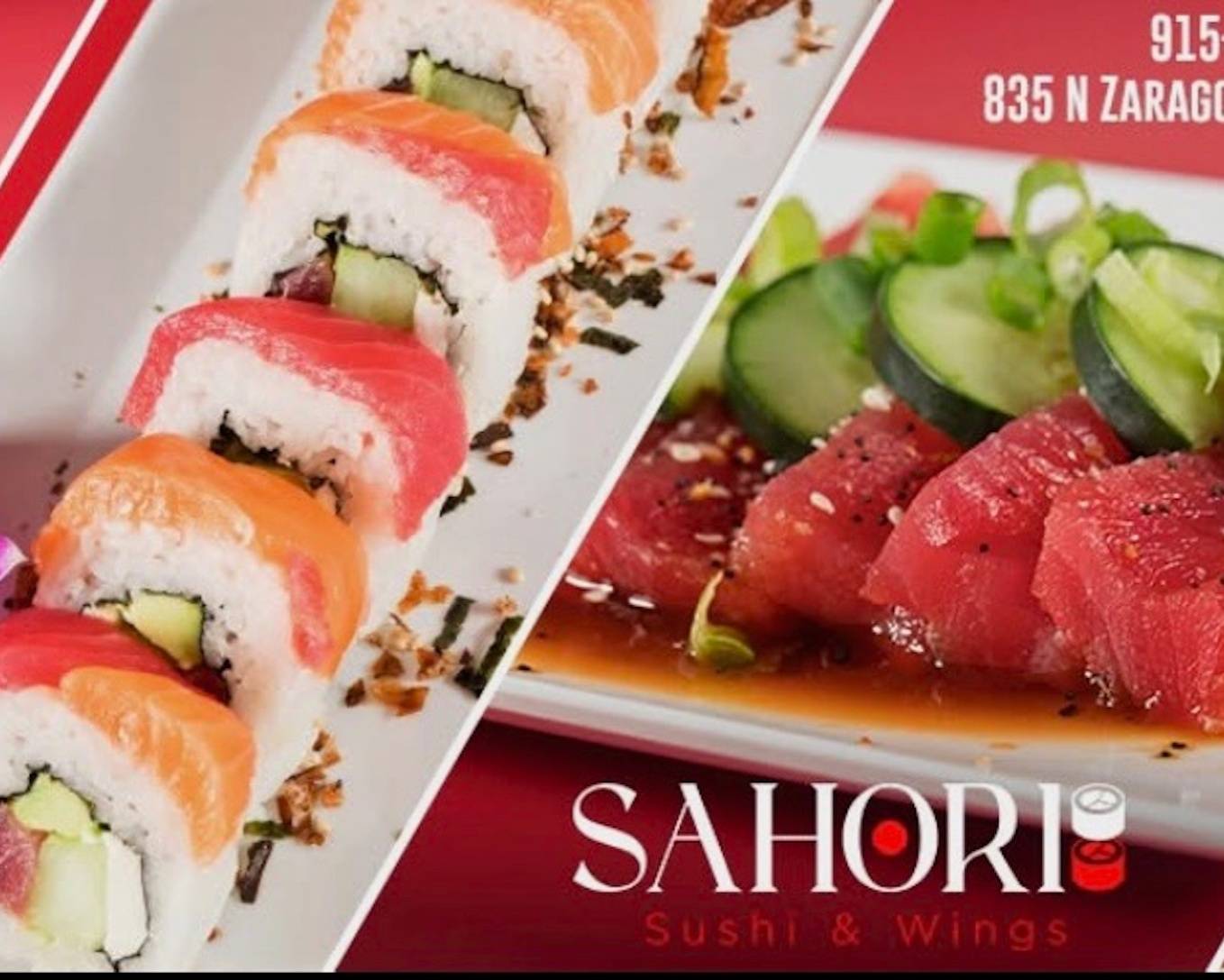 Sahori Sushi & Wings Menu El Paso • Order Sahori Sushi & Wings Delivery ...