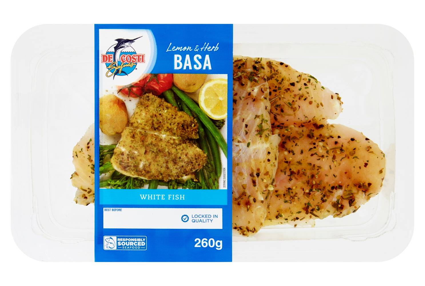 De Costi Seafoods Basa White Fish Delivery Near Me | Order Online ...