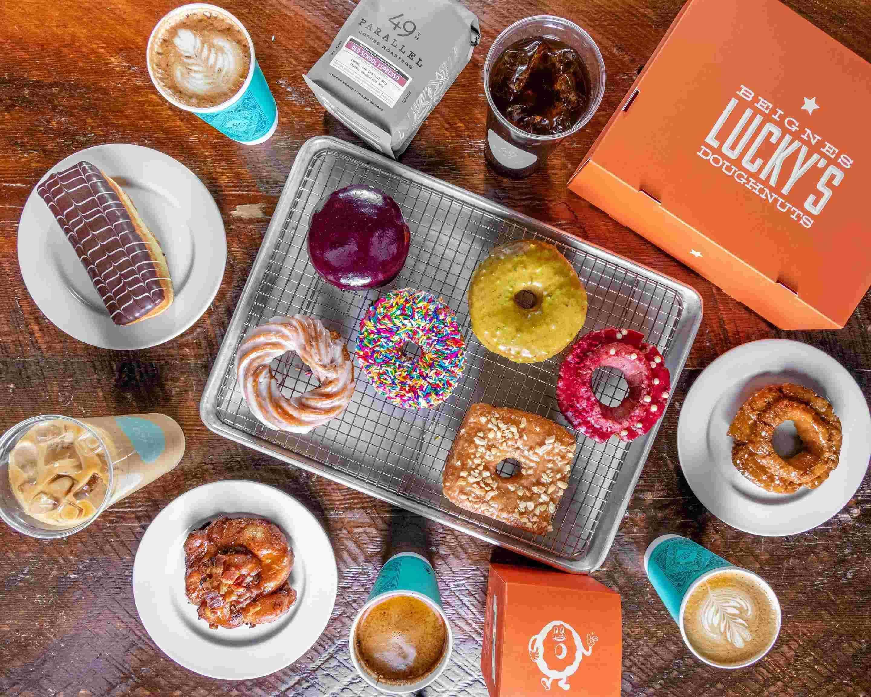 Order Lucky's Doughnuts (Lonsdale) Delivery【Menu & Prices】| Vancouver | Uber Eats