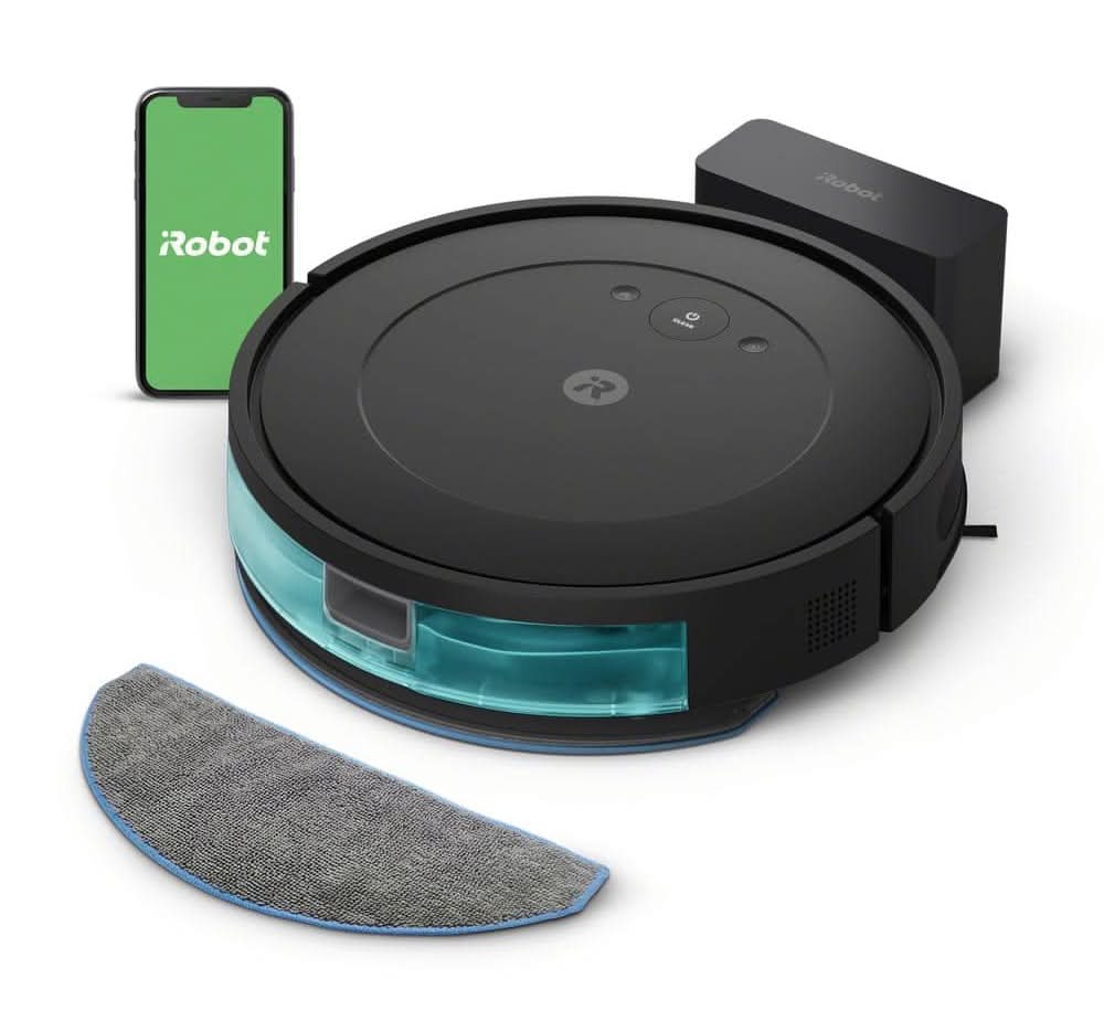 Irobot Roomba Combo Essential 13 In. Robotic Vacuum With Smart ...