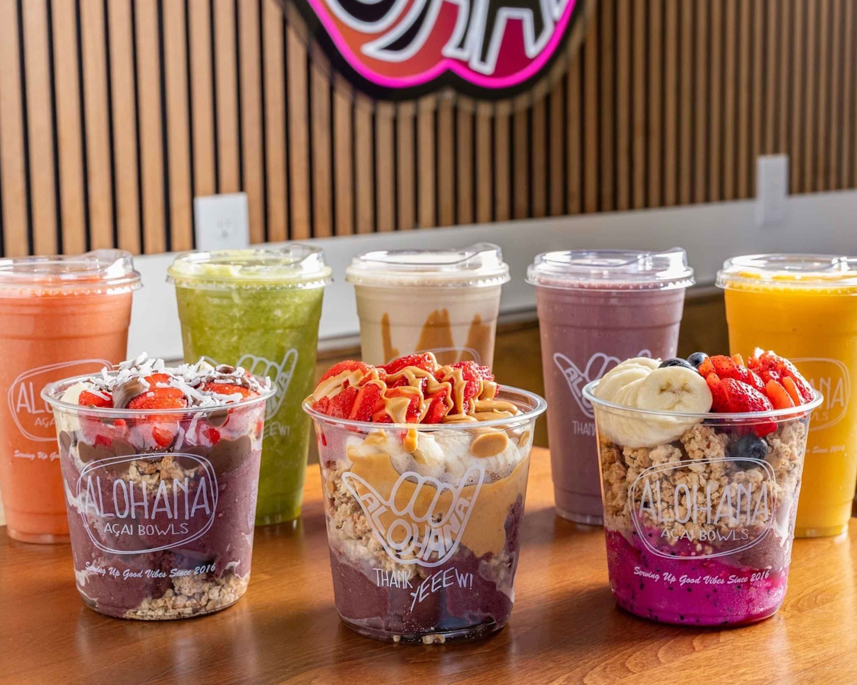 Alohana Açaí Bowls Menu San Diego • Order Alohana Açaí Bowls Delivery ...