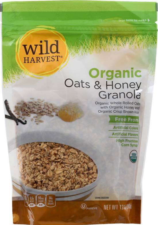 Wild Harvest Organic Oats & Honey Granola | Delivery Near You | Uber Eats