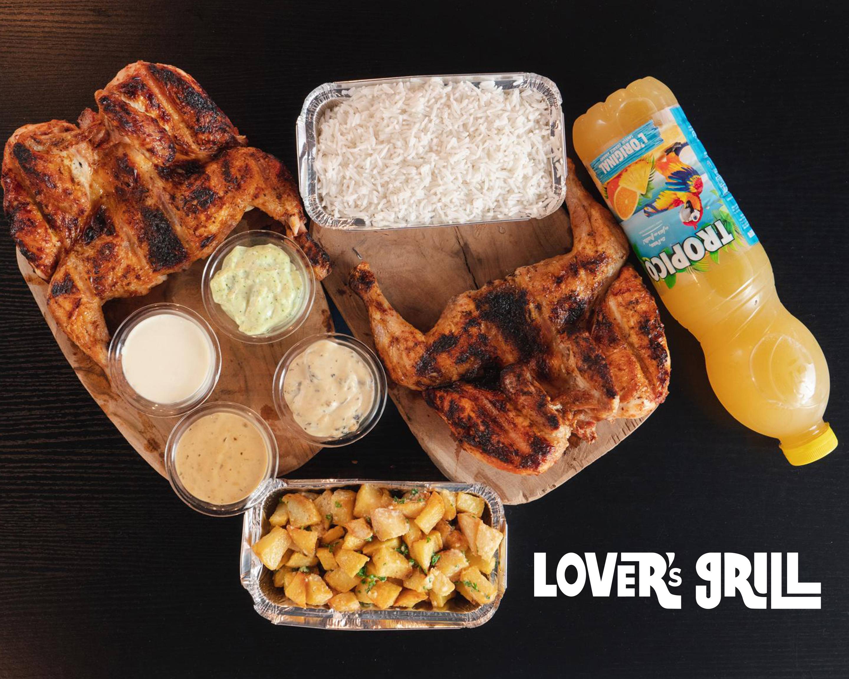 Lover's Grill Poulet braisé menu, offres et prix - Livraison à Bonneuil ...